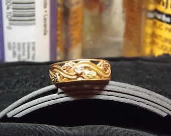 Diamond chip ring | Etsy