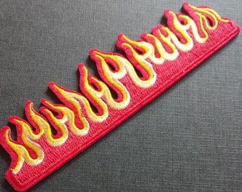 Flame patch | Etsy