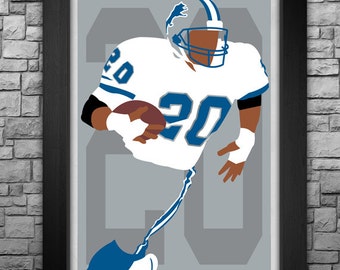 Barry sanders | Etsy