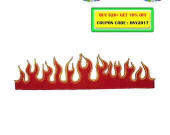 Flame patch | Etsy