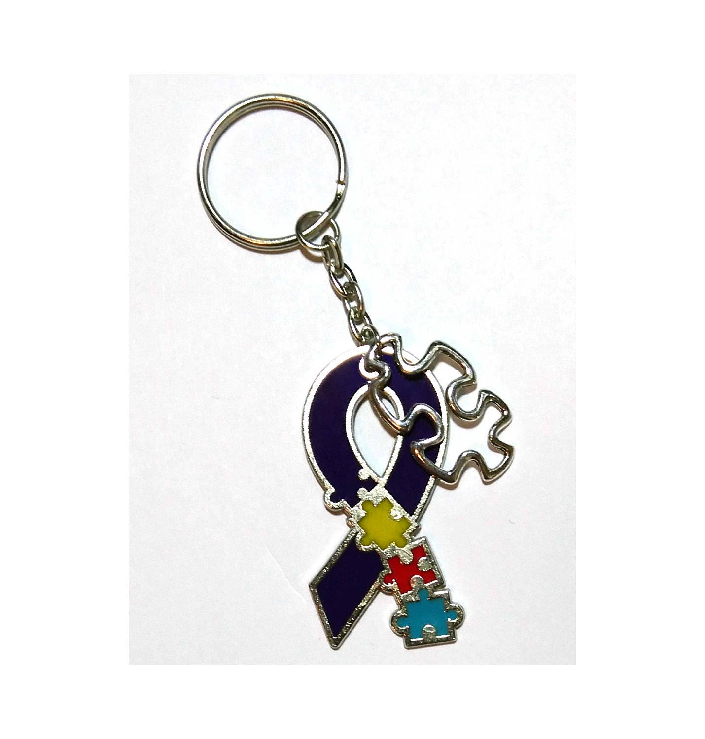 Autism Awareness Key Chain Autism Awareness Gift Puzzle