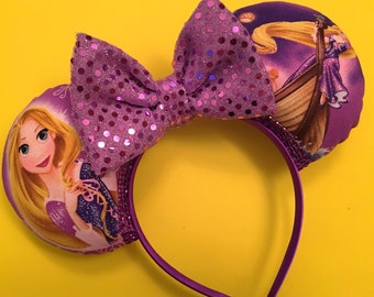 Rapunzel mickey ears | Etsy