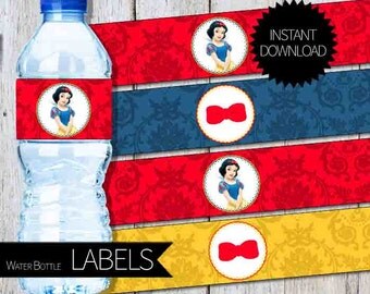 Snow white labels | Etsy