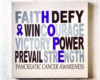 Inspirational Cancer Patient Gift Hospital Room Decor