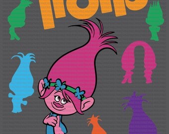 Trolls silhouette | Etsy