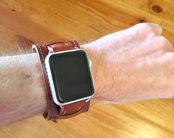 Leather cuff watch | Etsy