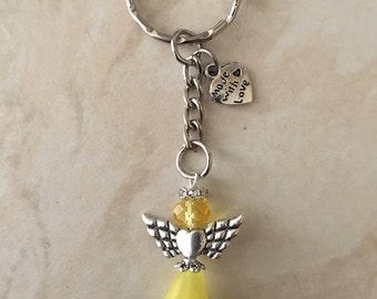 Angel keyring | Etsy