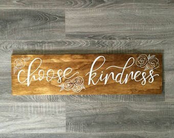 Choose kindness | Etsy
