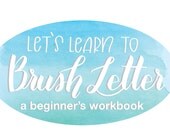 Hand lettering worksheets | Etsy