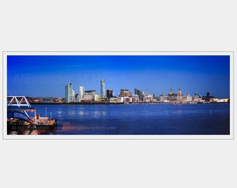 Liverpool skyline | Etsy