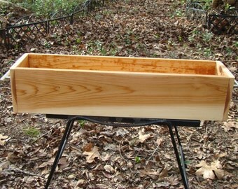 Custom wood planter | Etsy