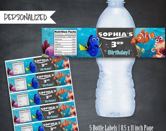 Finding nemo label | Etsy