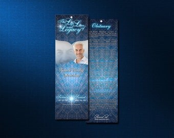 Obituary bookmark | Etsy