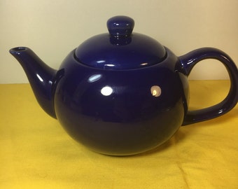 Blue teapot | Etsy