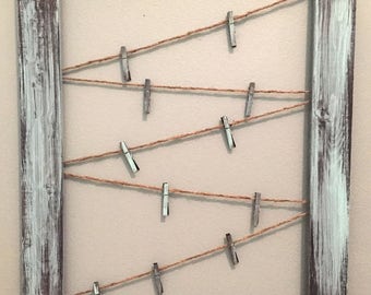 Clothespin frame | Etsy
