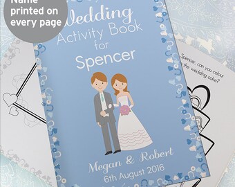 Wedding activity book | Etsy