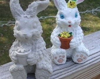 Concrete rabbit | Etsy