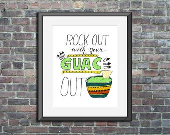 Guac This Way Banner guacamole fiesta aerosmith guac