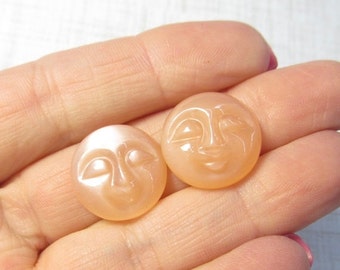 Unique moon face related items | Etsy