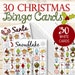 30 Christmas Bingo Cards INSTANT DOWNLOAD by TimeSavors on Etsy