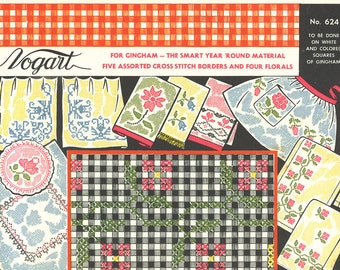 Gingham cross stitch | Etsy