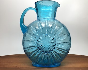 Blenko pitcher | Etsy