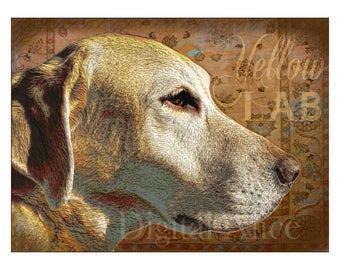 Golden lab | Etsy