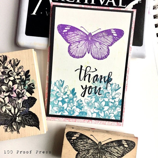 Unique Rubber Art Stamps by 100ProofPress on Etsy