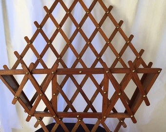 Vintage wall magazine rack | Etsy