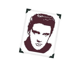 Elvis cross stitch | Etsy