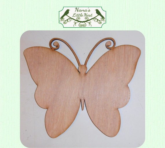 Butterfly Large Wood Cut Out Laser Cut