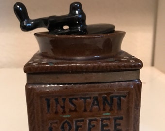 Instant coffee jar | Etsy