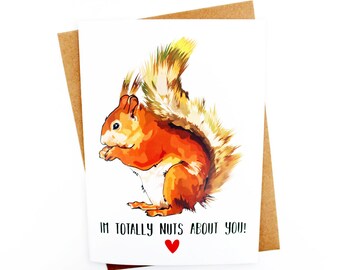 Funny squirrel cards | Etsy