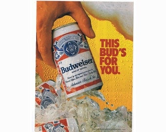 Budweiser posters | Etsy