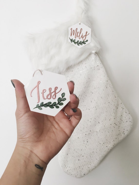 Christmas Stocking Name Tag