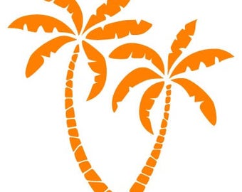 Palm tree decal | Etsy