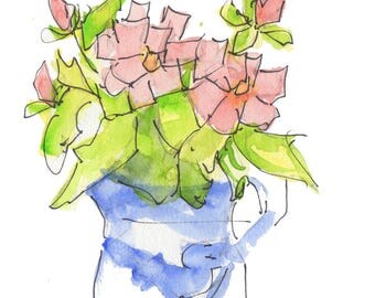 Bluebonnet painting | Etsy