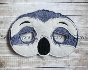 Sloth mask | Etsy