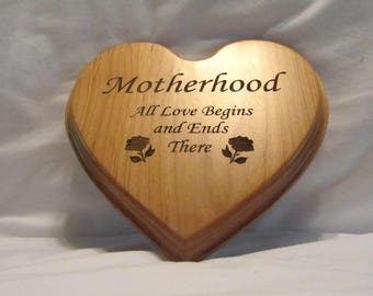 Heart shaped plaque | Etsy
