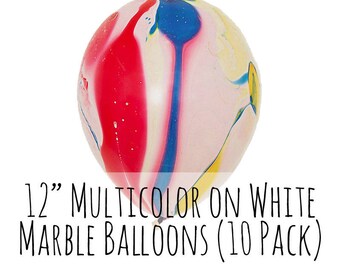 Marble balloons | Etsy