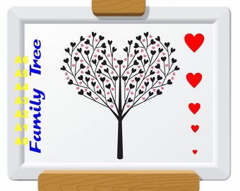 Family tree stencil | Etsy