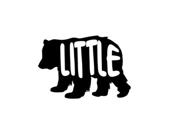 Little bear decal | Etsy