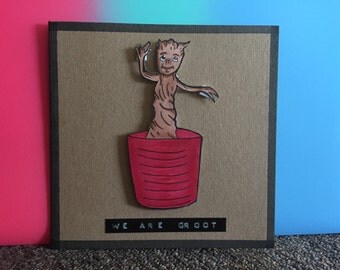 Groot card | Etsy