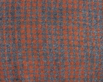 Plaid wool fabric | Etsy
