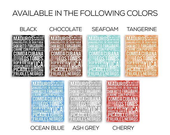 Costa Rican Food Poster Food Word Art by MartaDarbyDesigns