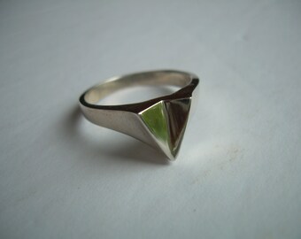 V shaped ring | Etsy