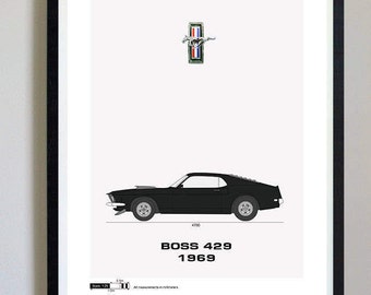 1969 ford mustang | Etsy