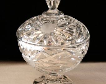 Crystal candy dish | Etsy