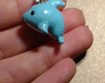 Unique polymer clay dolphin related items | Etsy