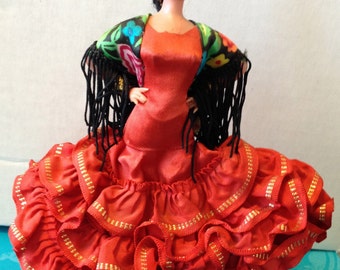 Flamenco dancer doll | Etsy